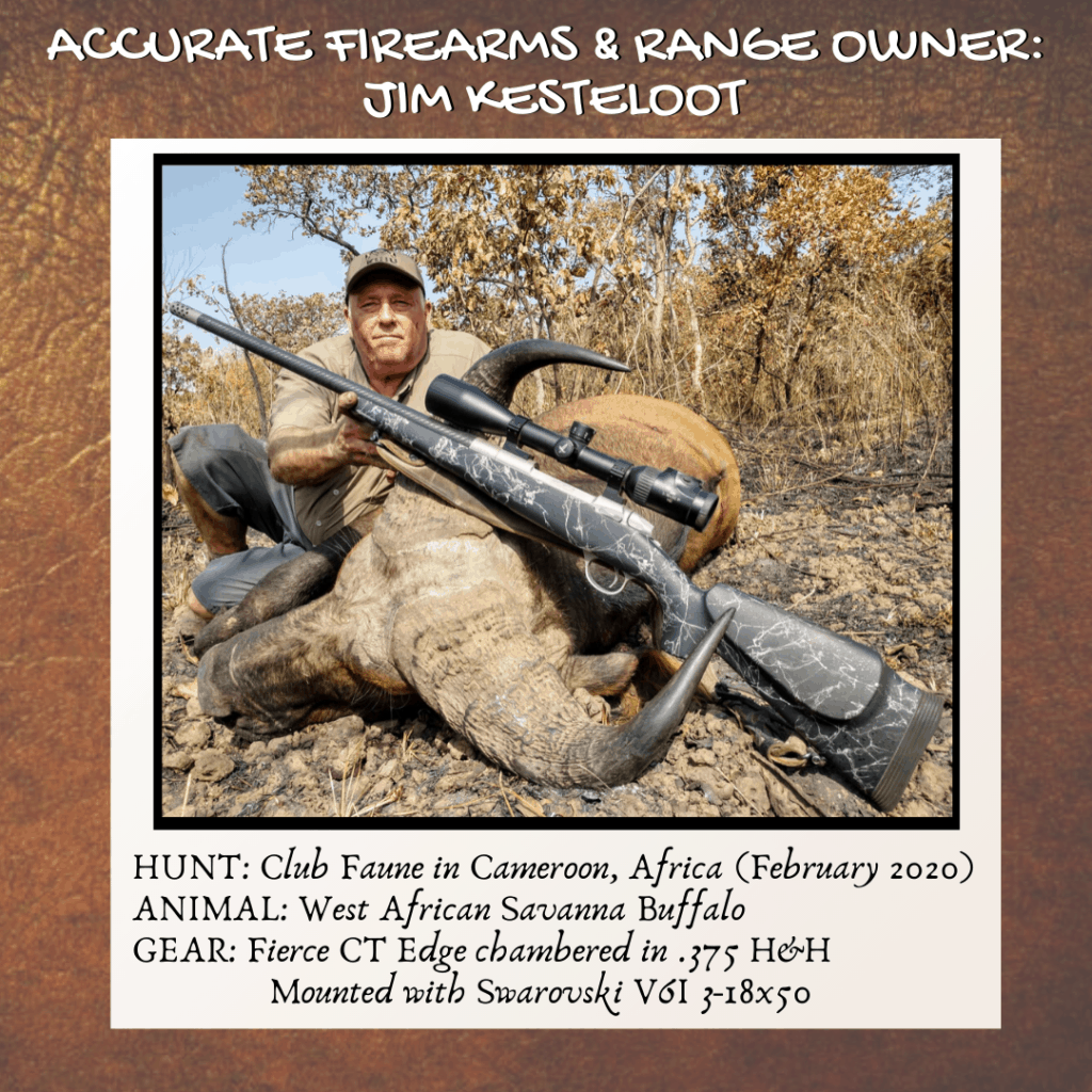 Jim’s 2020 hunt in Cameroon, Africa! – Accurate Firearms & Range